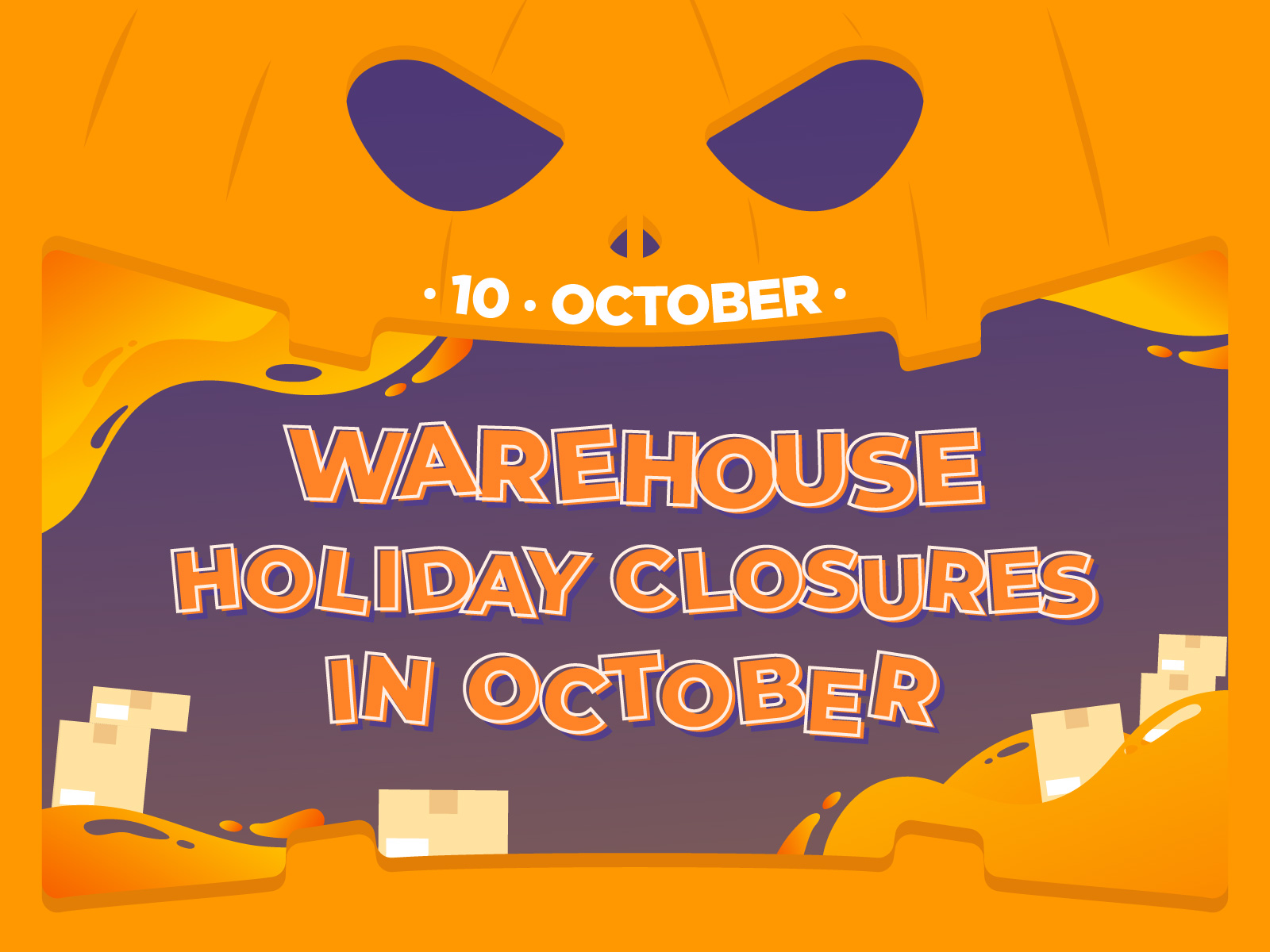 (Sep 30 updated) Warehouse Holiday Closures in October | Buy&Ship Australia